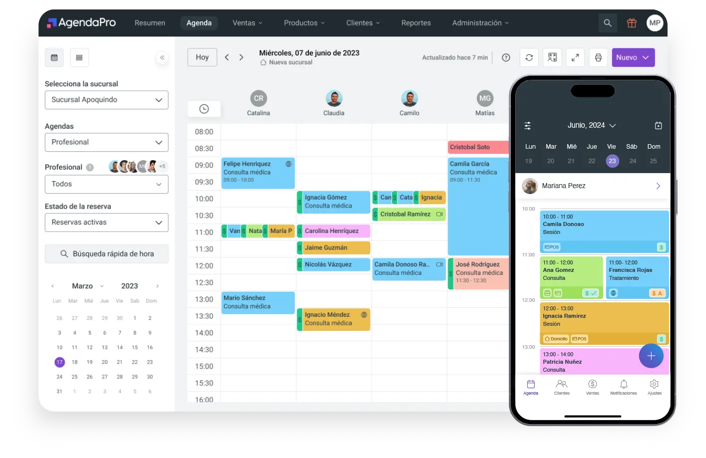 Software de agendamiento de citas - AgendaPro